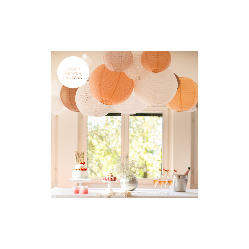Cumulus Grey Chevron Paper Lantern for wedding and home decor
