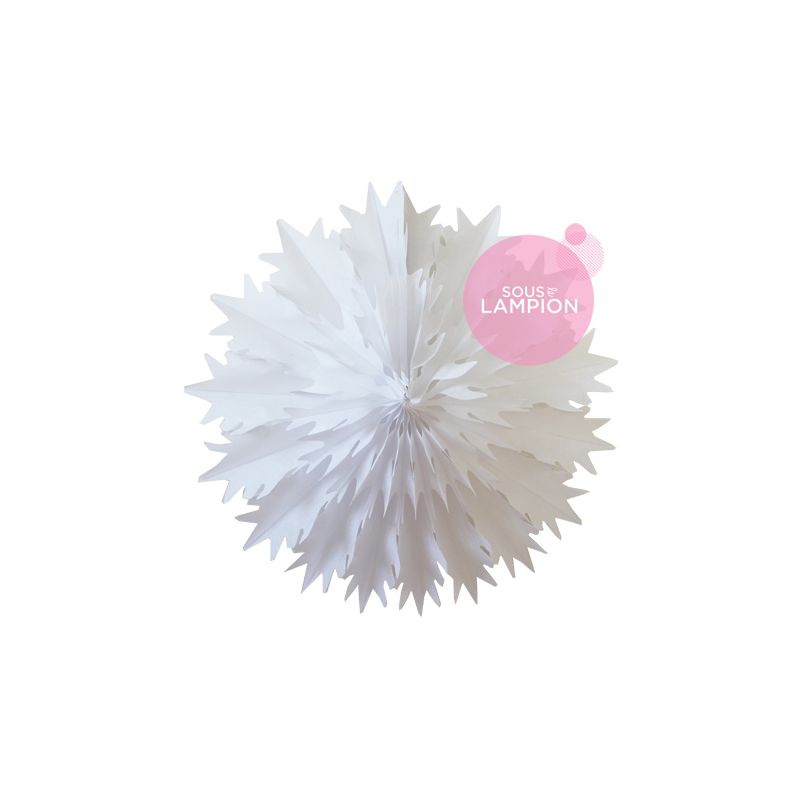 large paper snowflake for Christmas decor