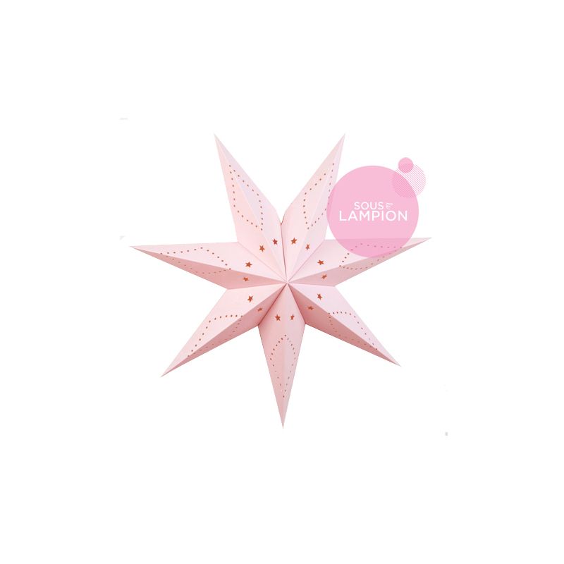 Small pink polar star lantern